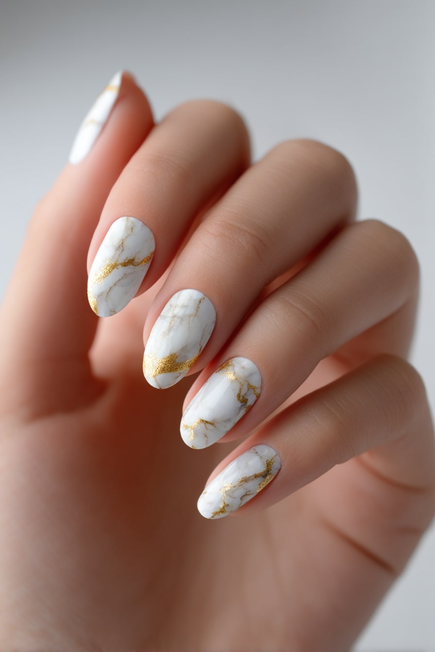 17 Gold Nail Ideas That Are Glam, Glowing, and Totally Luxe