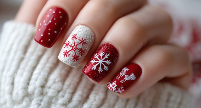 15 December Nail Ideas | Chic, Cozy & Festive Styles