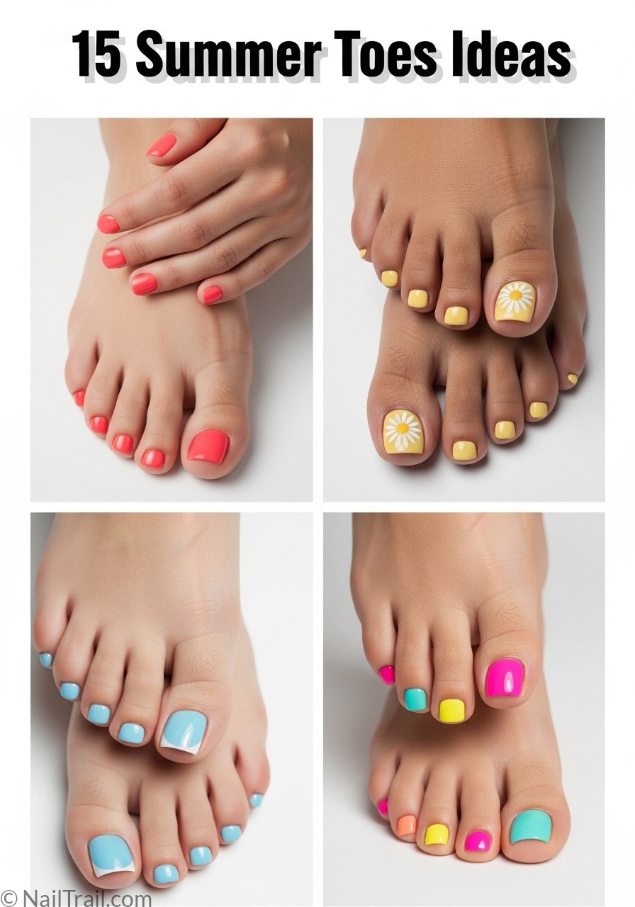 15 Summer Toes Ideas for the Cutest Pedicure This Season